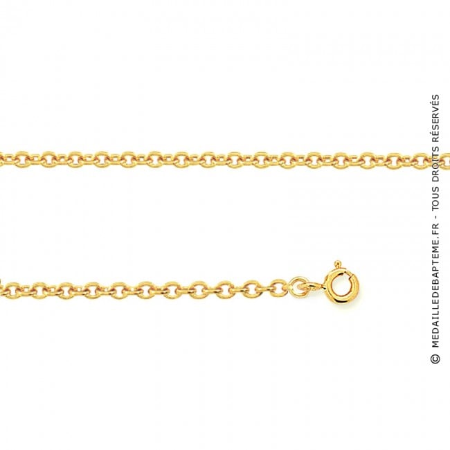 Chaine forçat rond (Or 9 carats)